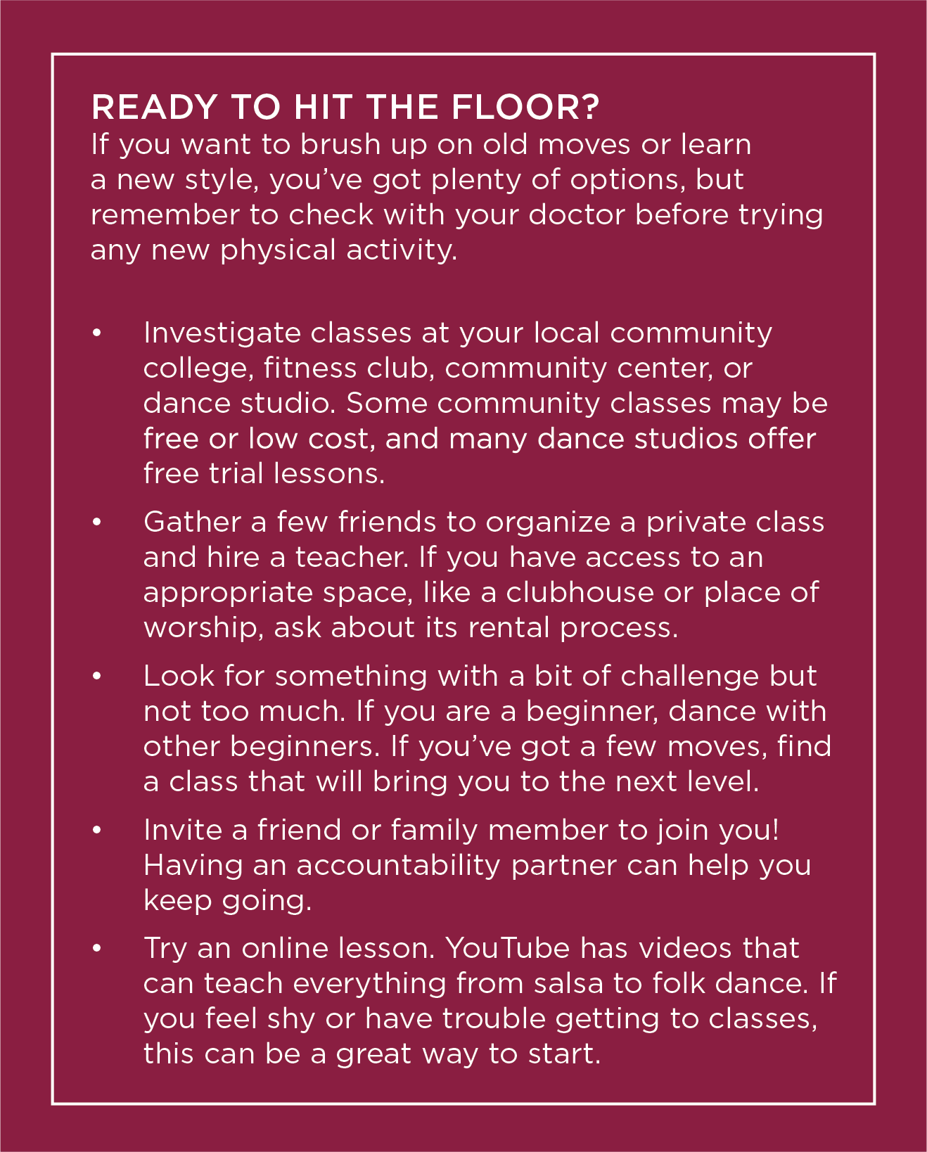 4 Reasons You Should Be Dancing | VESTED Magazine